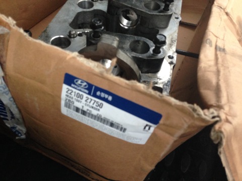 2210027750 Головка блока цилиндров KIA HYUNDAI | Запчасти на DRIVE2