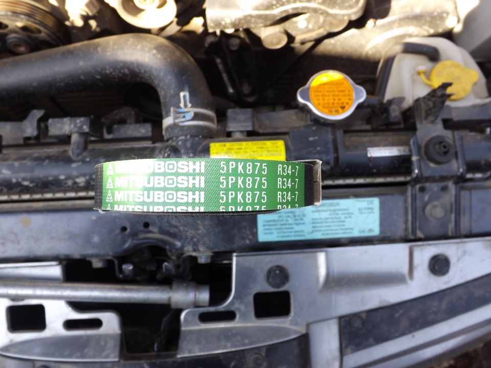 замена ремешка генератора — Subaru Impreza (GD/GG), 1,5 л, 2007 года ...