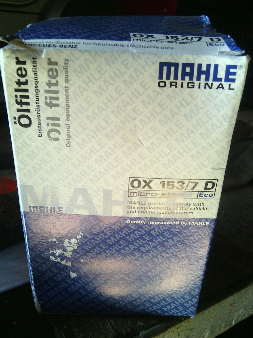 Маслеце — Mercedes-Benz M-Class (W163), 2,7 л, 2004 года | плановое ТО ...