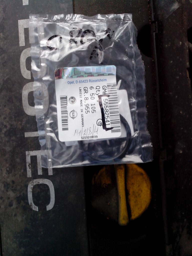 55582541 Кольцо уплотнительное маслозаливной горловины OPEL GM ...