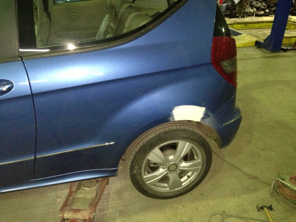 Ремонт и покраска A-klass — DRIVE2