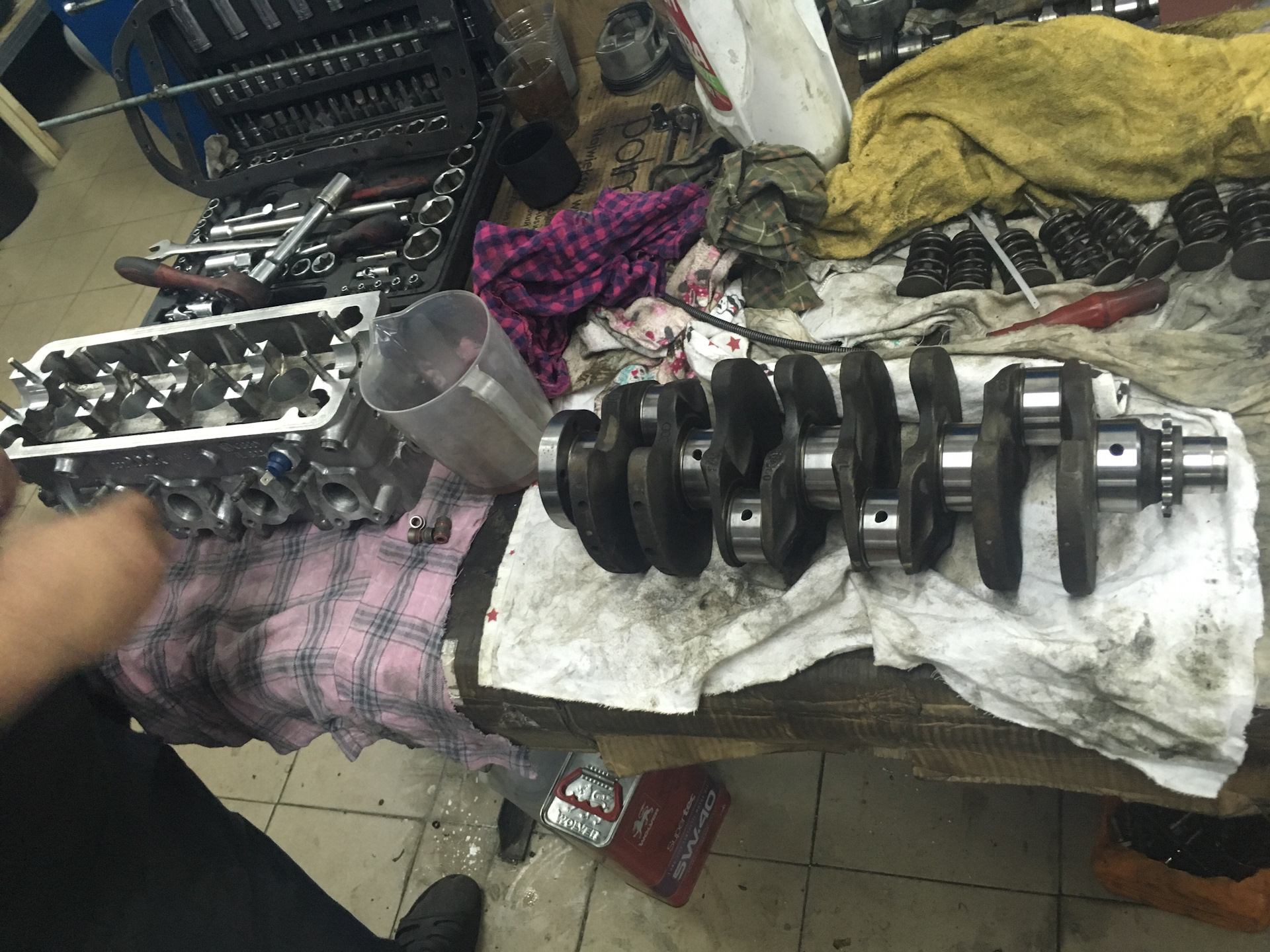 Сборка Двигателя 2 часть 2 — Volkswagen Polo Hatchback Mk3, 1,6 л, 1995 ...