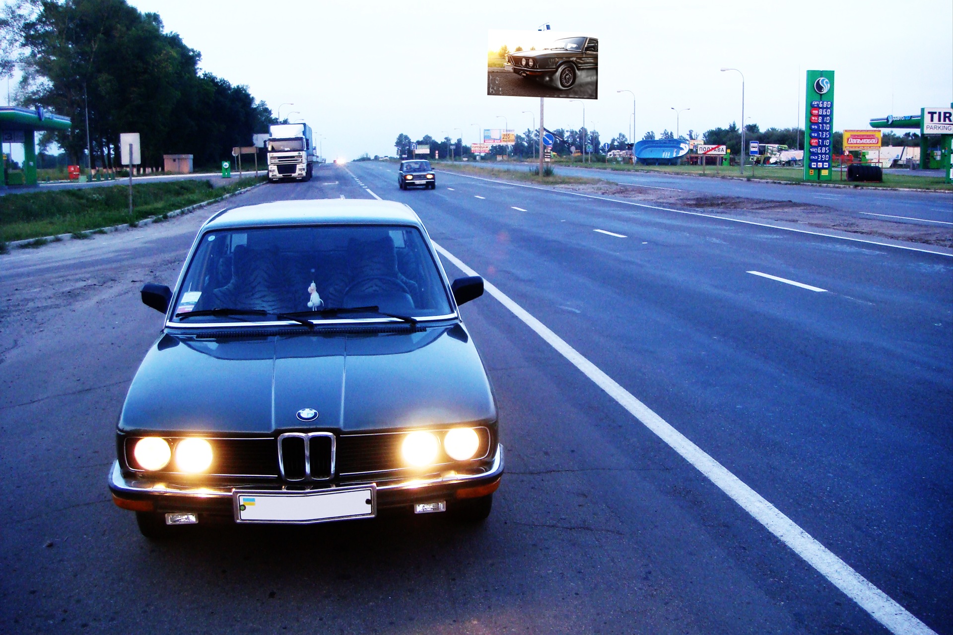 Небольшая прогулка… — BMW 5 series (E12), 2 л, 1981 года | фотография | DRIVE2