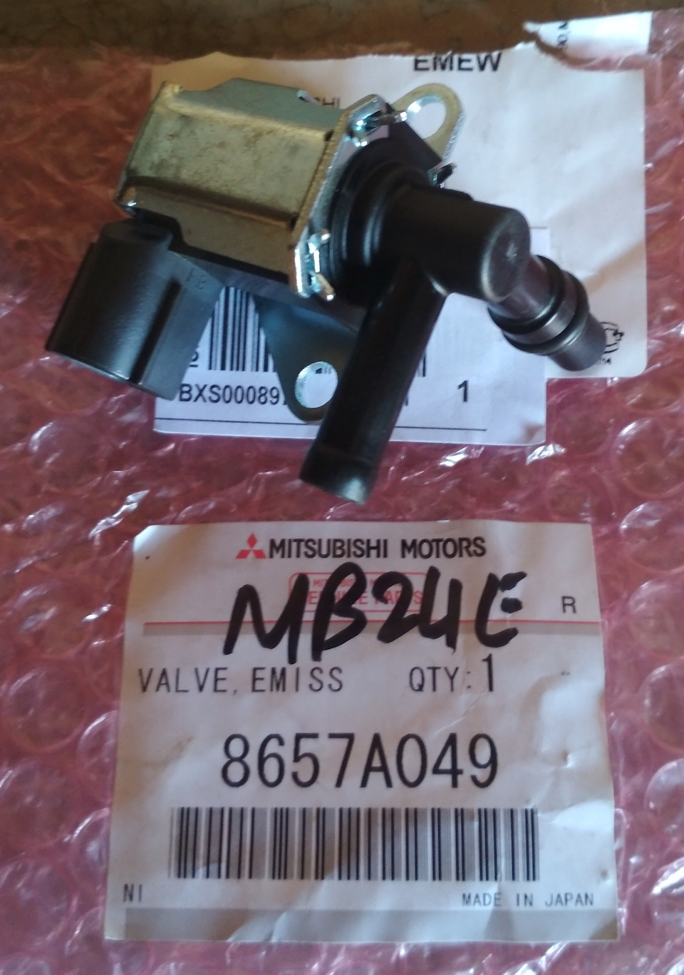 8657A049 Клапан электромагнитный Mitsubishi | Запчасти на DRIVE2