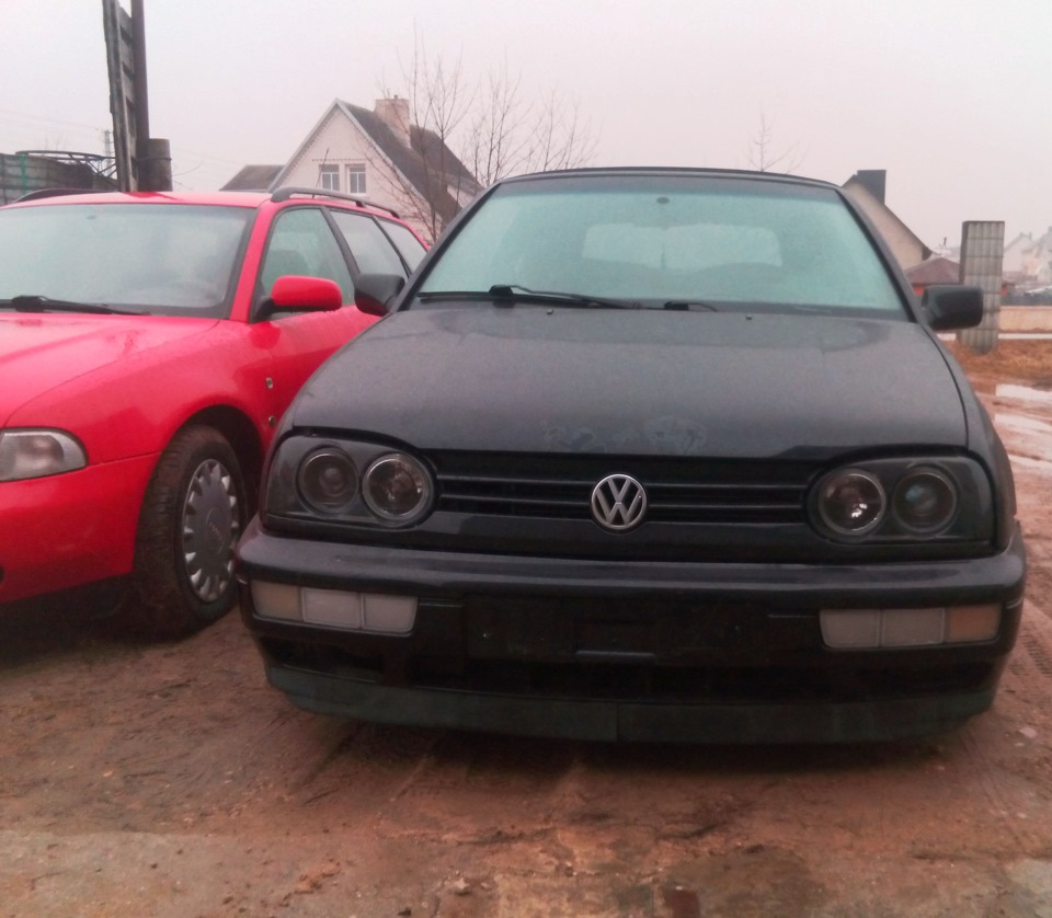 Установил Dual Round — Volkswagen Golf Cabriolet Mk3, 1,9 л, 1996 года ...