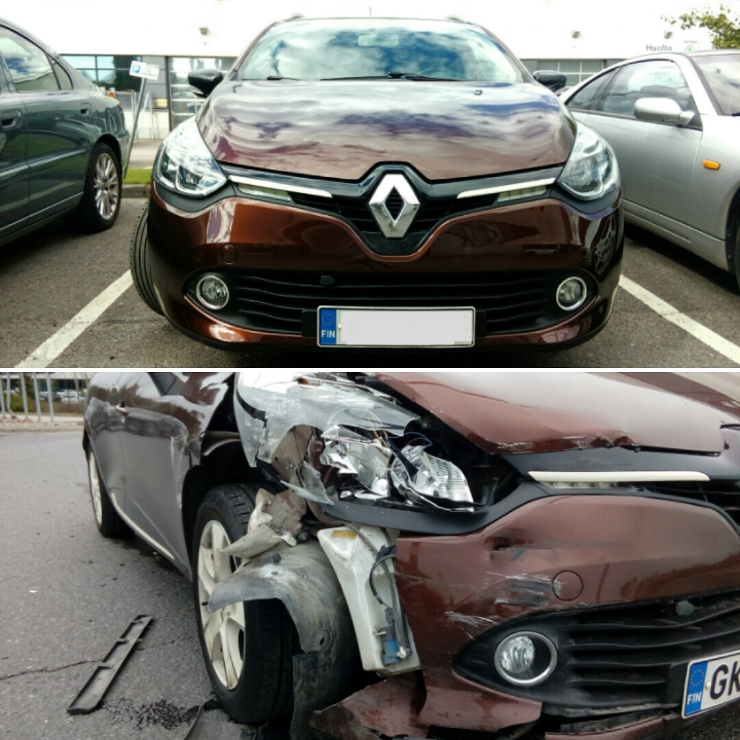 Дтп 4ч. — Renault Clio IV, 0,9 л, 2015 года | ДТП | DRIVE2