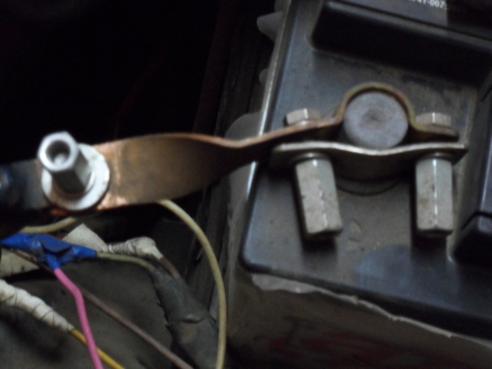 Не обычная клема (+) для АКБ. — Lada 2101, 1,2 л, 1973 года | своими ...