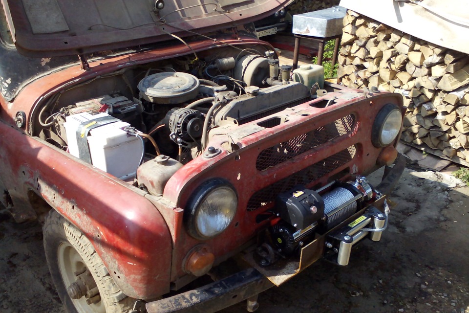 Установка второй АКБ для лебедки — УАЗ 31512, 2,4 л, 1993 года | тюнинг ...