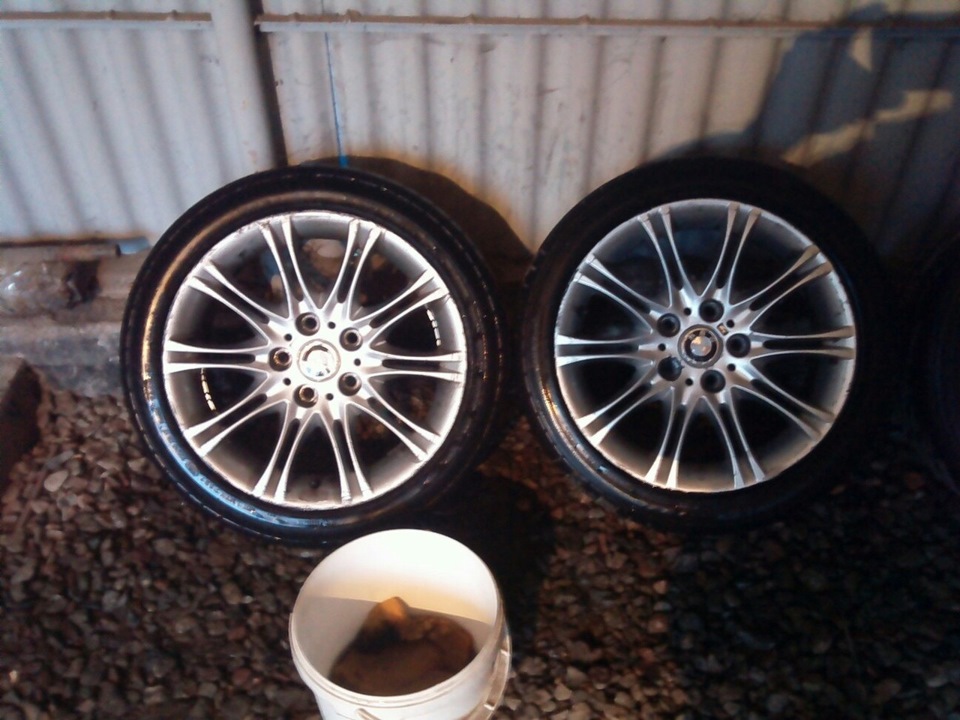 Вот еще диски 135 ///M Style — BMW 5 series (E34), 2,5 л, 1994 года ...