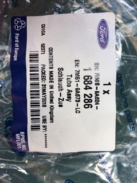 1684286 Шланг (гофра) корпуса воздушного фильтра / C-Max, Focus-II 1,8/ ...