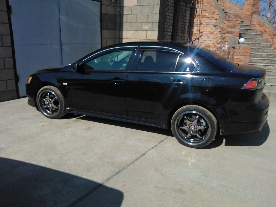 купил advan racing rg-2 r18 — Mitsubishi Galant Fortis, 2 л, 2008 года ...