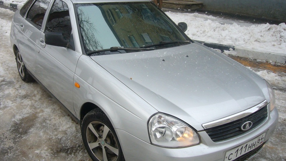 15 02 12 прощай приорушка — Lada Приора хэтчбек 1 6 л 2009 года