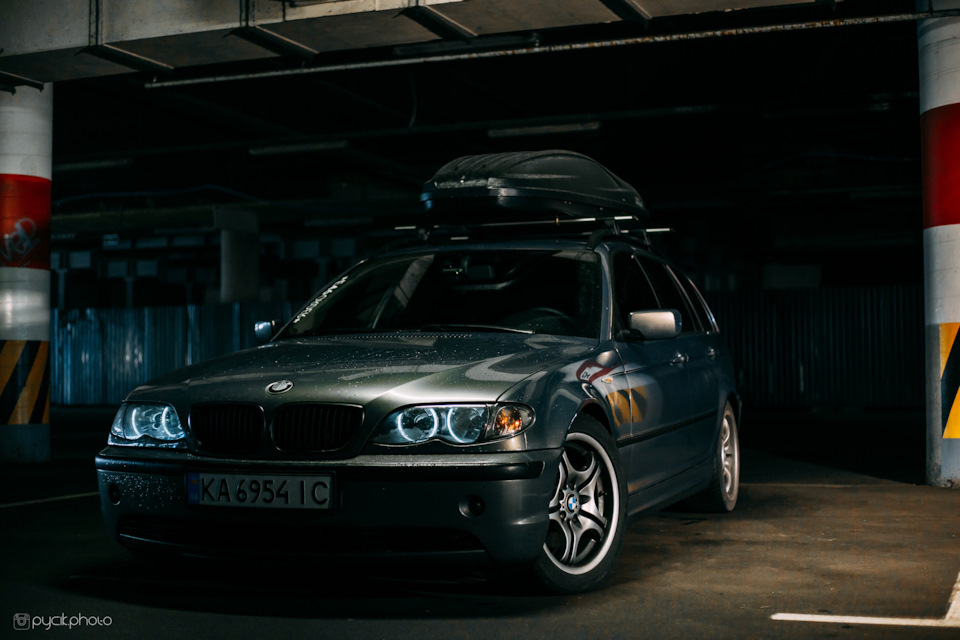 Багажник на крышу BMW E46 Туринг — BMW 3 series (E46), 2,5 л, 2004 года ...