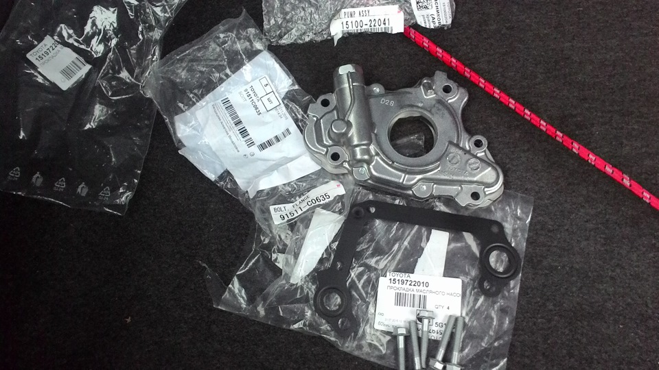 Маслонасос 1ZZ — Toyota Celica (230), 1,8 л, 2001 года | плановое ТО ...