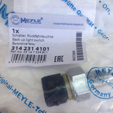 23147524811 Выключатель фонарей заднего хода BMW | Запчасти на DRIVE2