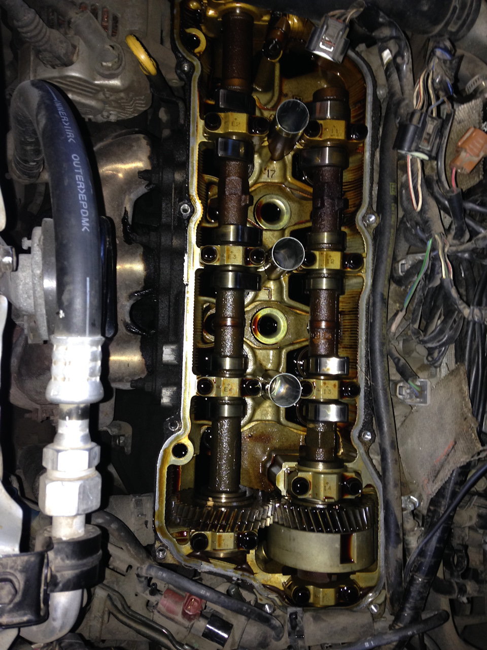 Замена прокладок клапанных крышек — Lexus RX (1G), 3 л, 2000 года ...