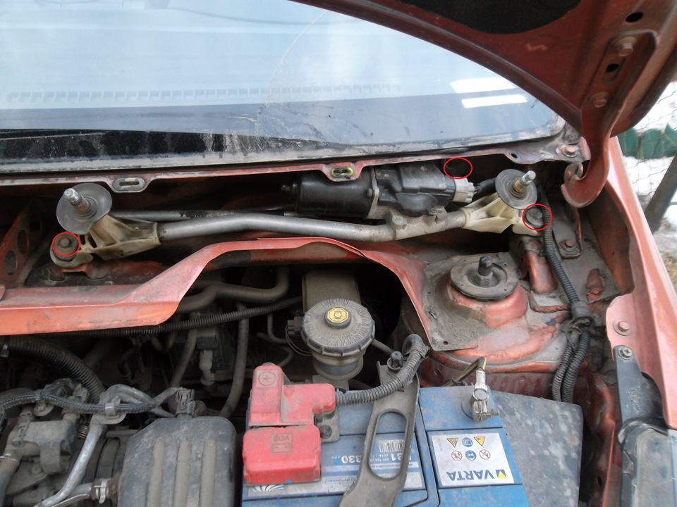 Тяга стеклоочистителя 2 — Honda Jazz (1G), 1,4 л, 2008 года | своими ...