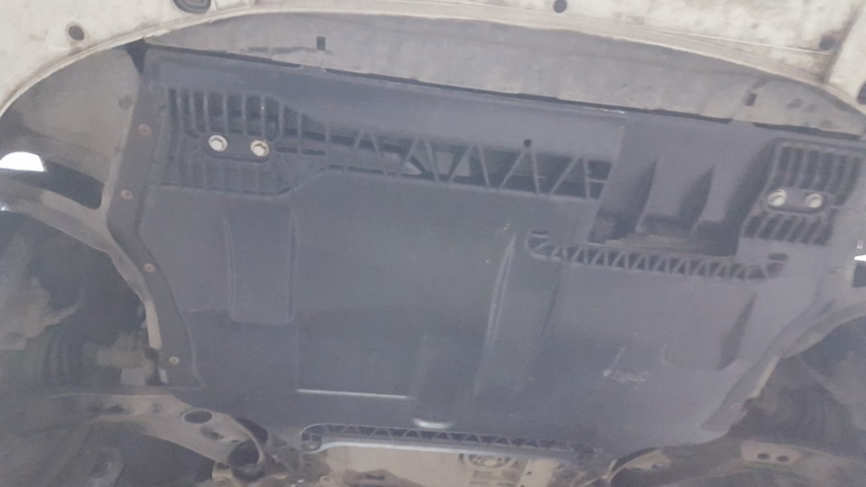 Композитная защита картера — Skoda Octavia A5 Mk2, 1,8 л, 2013 года ...