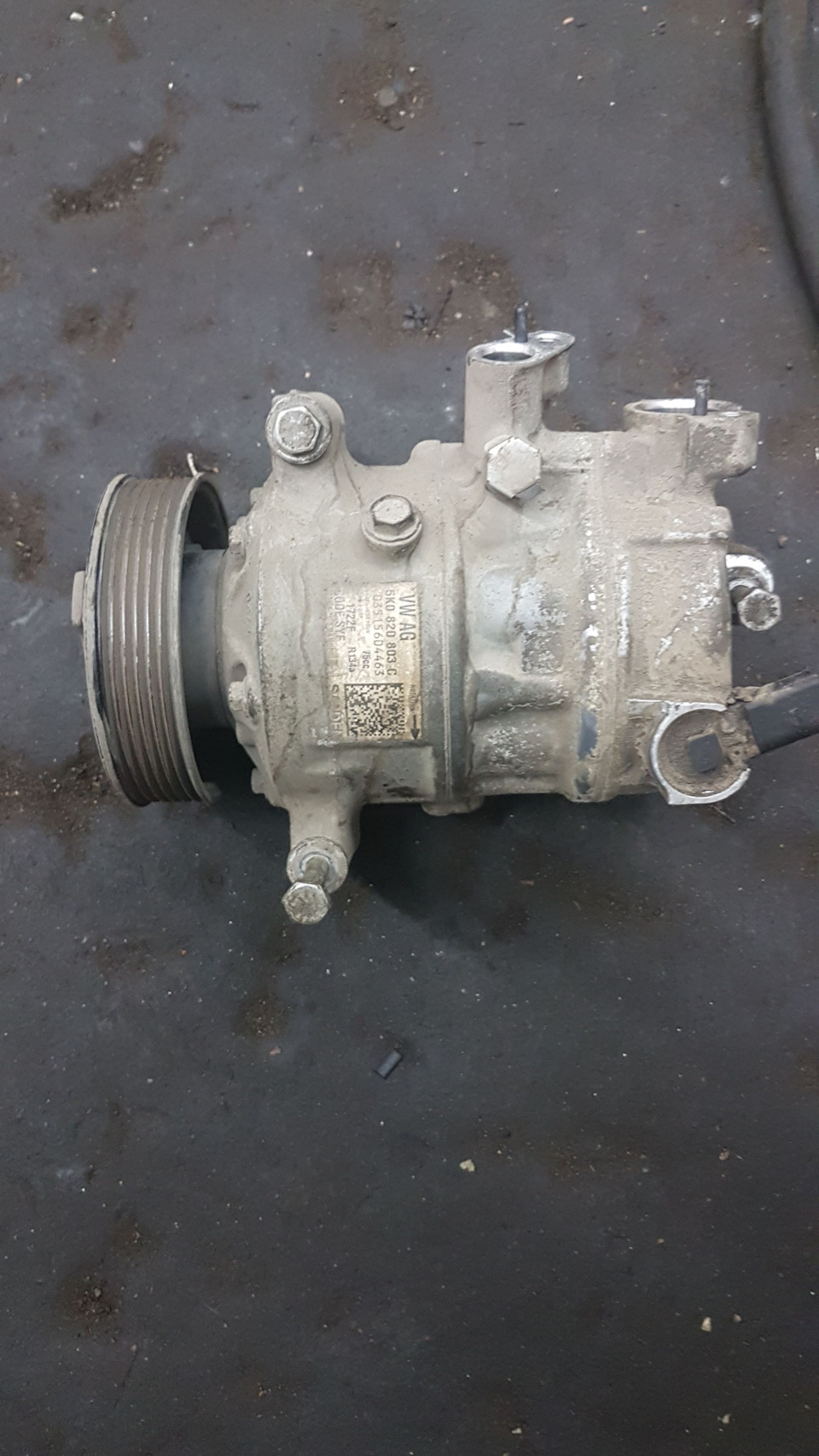 5K0820803C КОМПРЕССОР КОНДИЦИОНЕРА VAG | Запчасти на DRIVE2