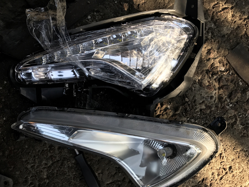 LED Противотуманные фары с дневными ходовыми огнями LED- DRL для Accent ...