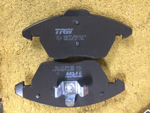 GDB1550 Комплект тормозных колодок, дисковый тормоз для SEAT, AUDI, VW ...