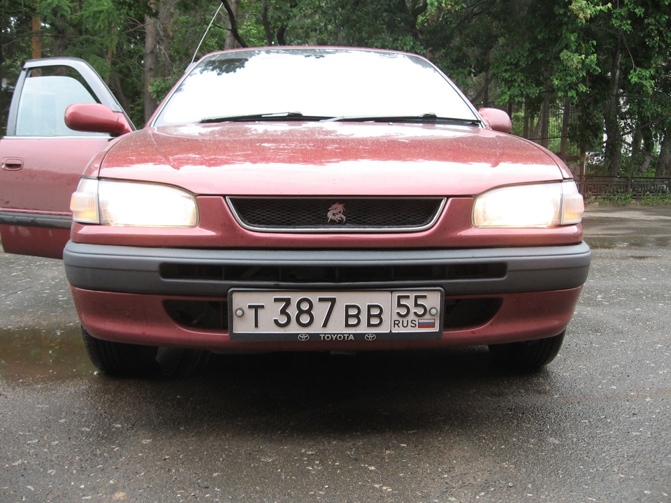 фары и габариты теперь "хрусталь" — Toyota Corolla (110), 1,6 л, 1995 ...
