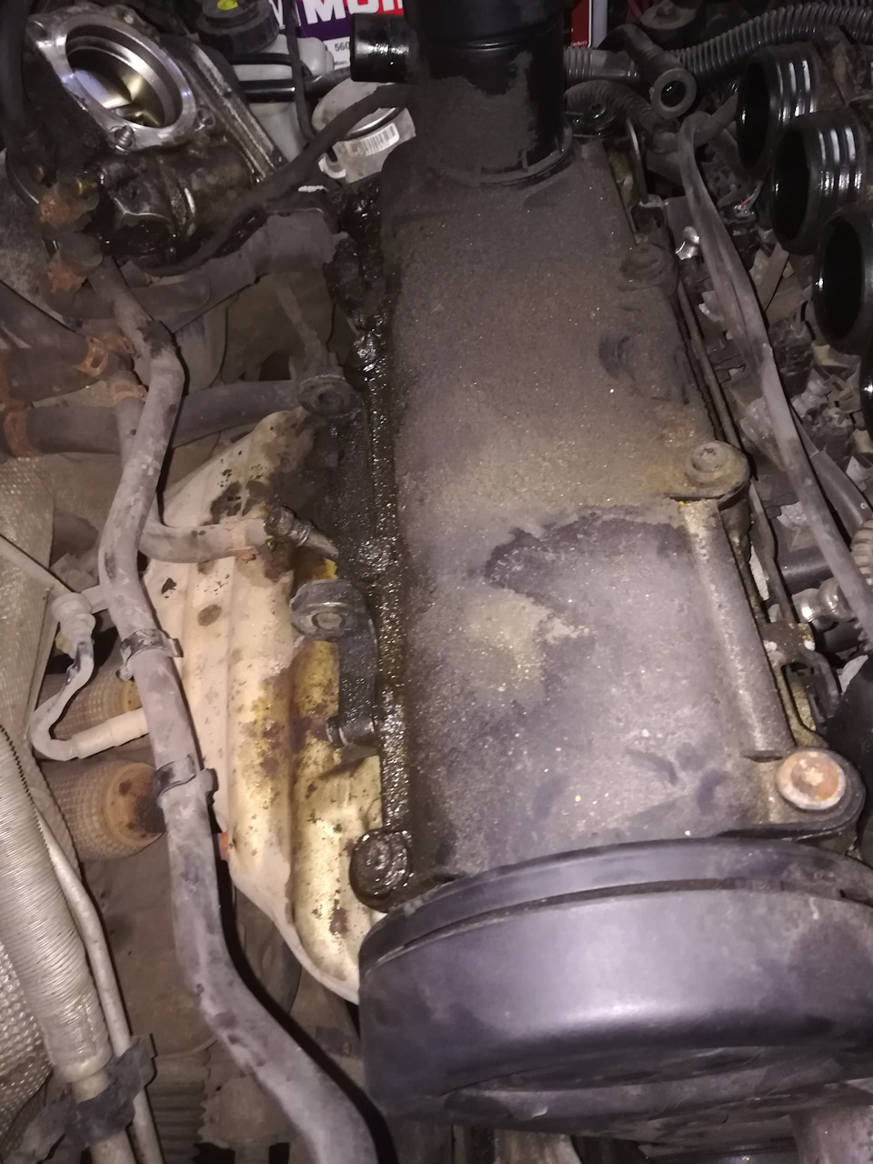Убираем сопли, левая подушка двигателя и мелочёвка — Skoda Octavia A5 ...