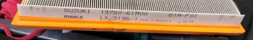 1378061M00 Фильтр возд. SX-4 (AKK-416) SUZUKI | Запчасти на DRIVE2