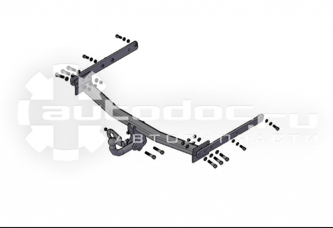 Установка ТСУ (фаркопа) нужна помощь — Ford Kuga (2G), 2 л, 2013 года ...