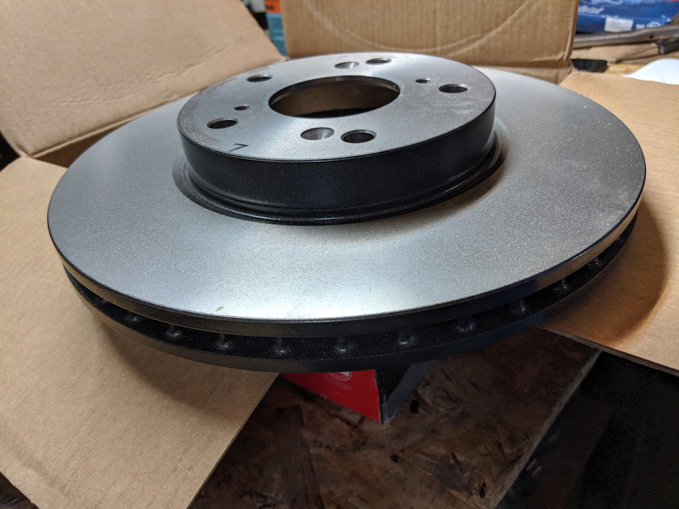 Кончились передние тормозные диски… — Honda Element, 2,4 л, 2003 года ...