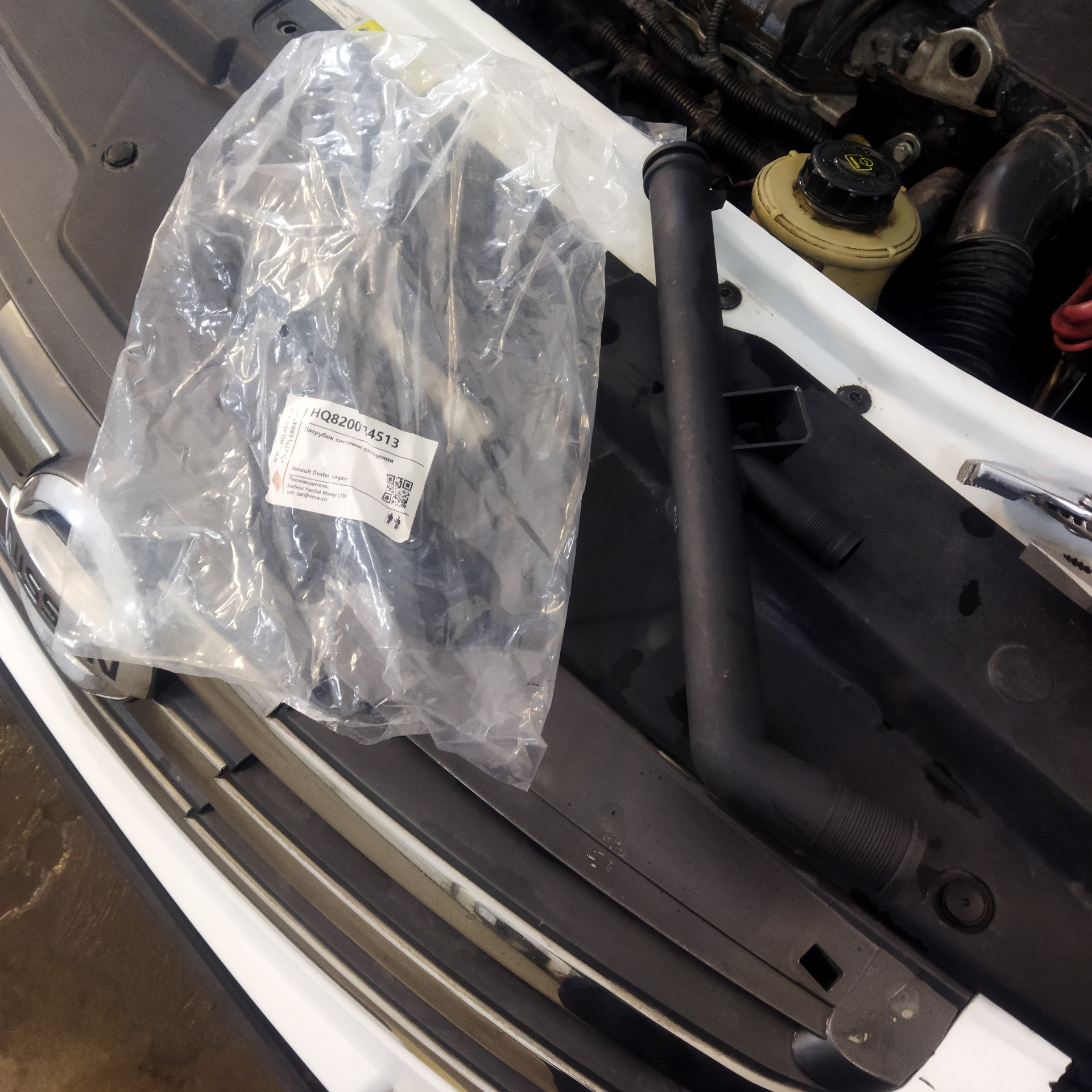 Замена патрубка системы охлаждения — Nissan Almera V (G11/15), 1,6 л ...