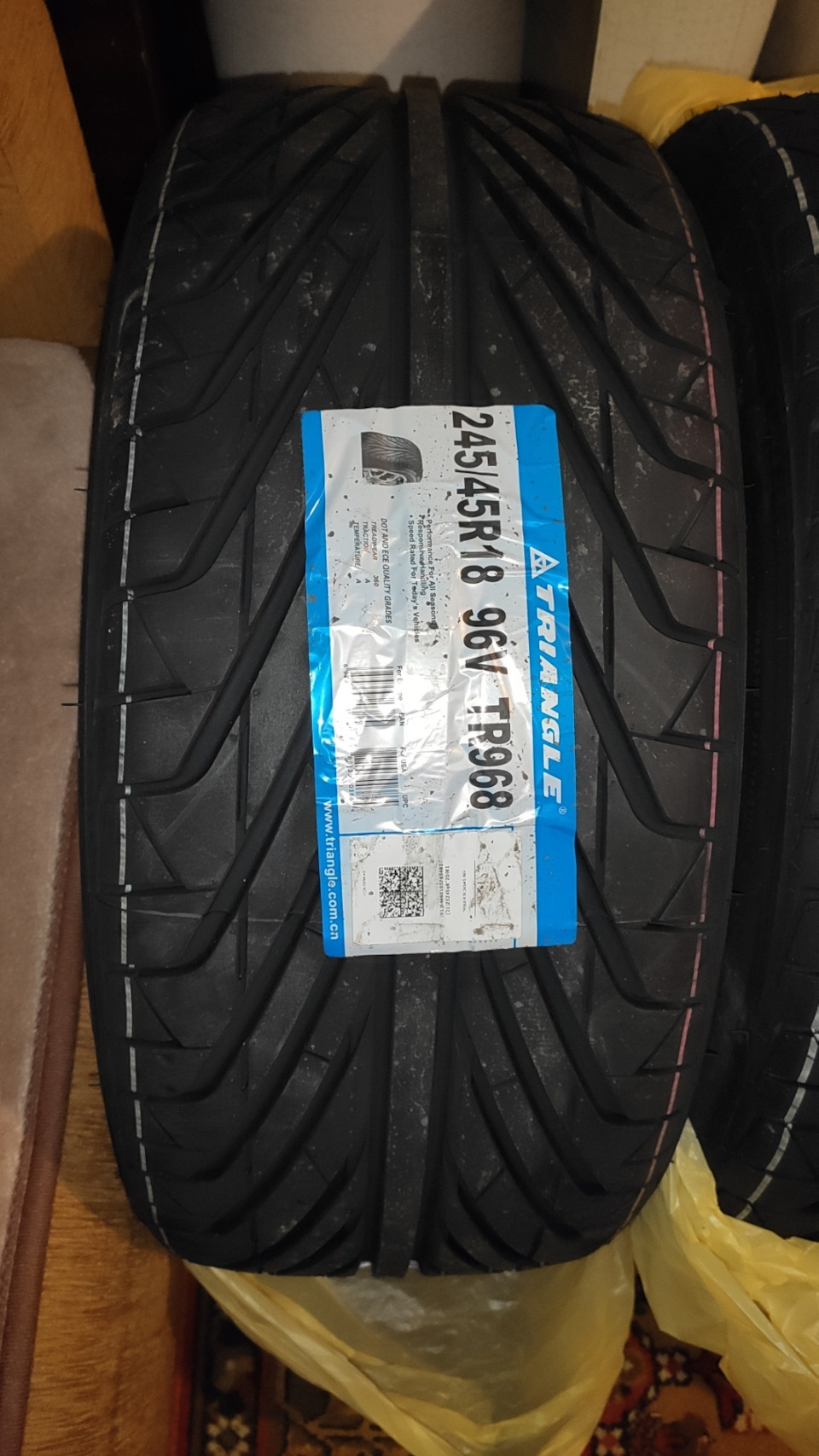 Шины на лето R18 245/45 Triangle TR968 — Audi A6 (C7), 2 л, 2014 года ...