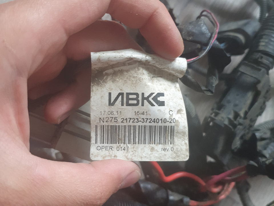 Подкапотная и подпанельная проводка хетчбек приора норма с абс на Lada ...
