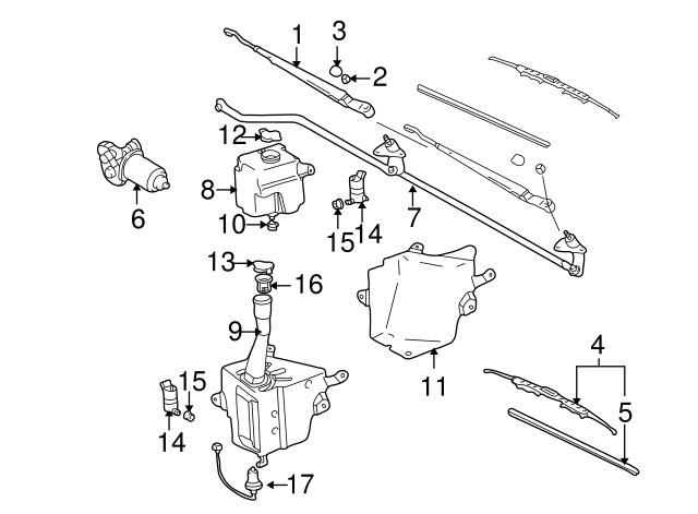 8521412301 Резинка стеклоочистителя Lexus, TOYOTA LEXUS | Запчасти на ...