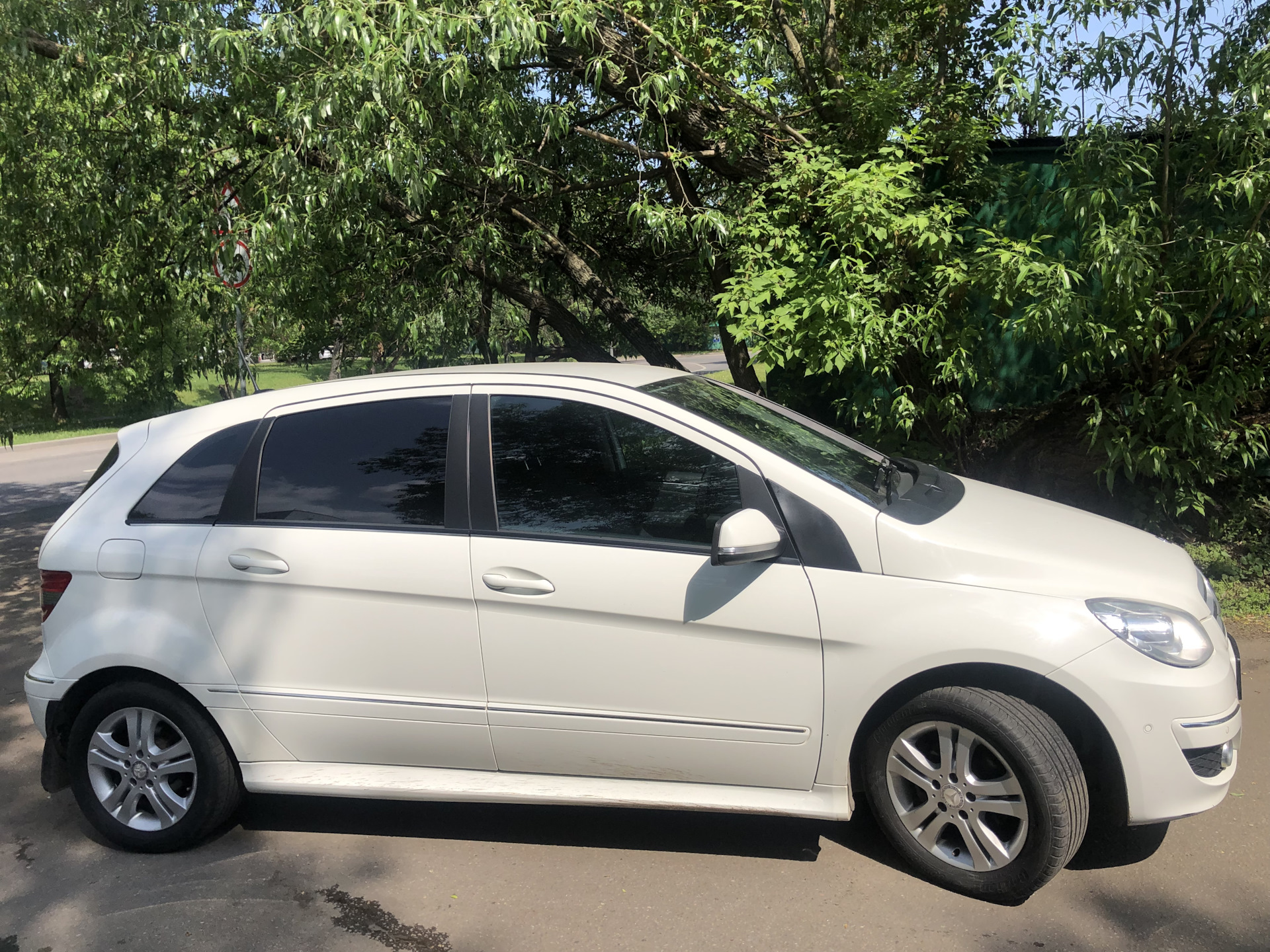 Замена колес на 16-е, лето! — Mercedes-Benz B-Class (W245), 1,7 л, 2011 ...