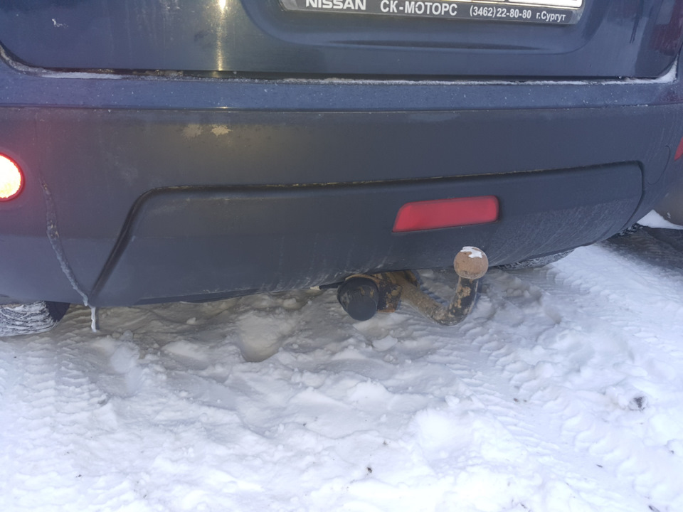Ниссан кашкай 1.6/мкпп/ ФАРКОП — Nissan Qashqai (1G), 1,6 л, 2007 года ...