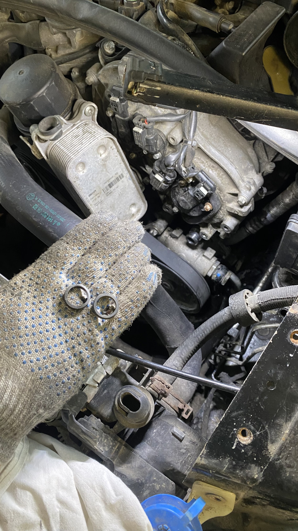 Течь жидкости гур — Mercedes-Benz GL-Class (X164), 5,5 л, 2009 года ...