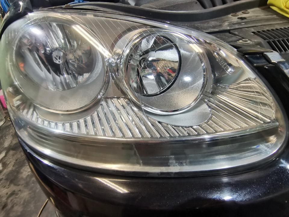 Азелит и фары, проверяем народный метод — Skoda Octavia A5 Mk2, 1,4 л ...