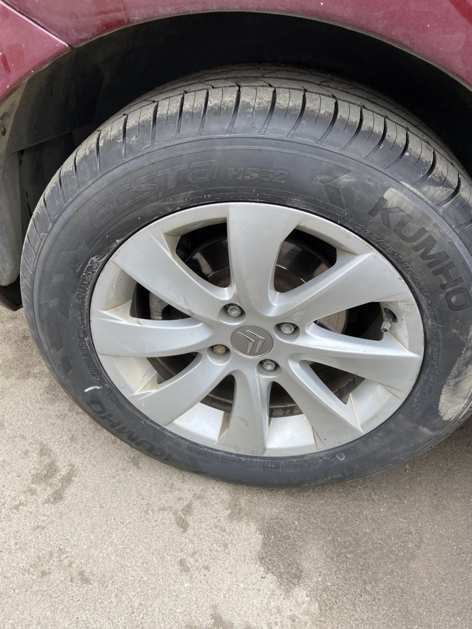 Переобулся на лето — Citroen C4 Picasso (1G), 1,8 л, 2007 года | шины ...