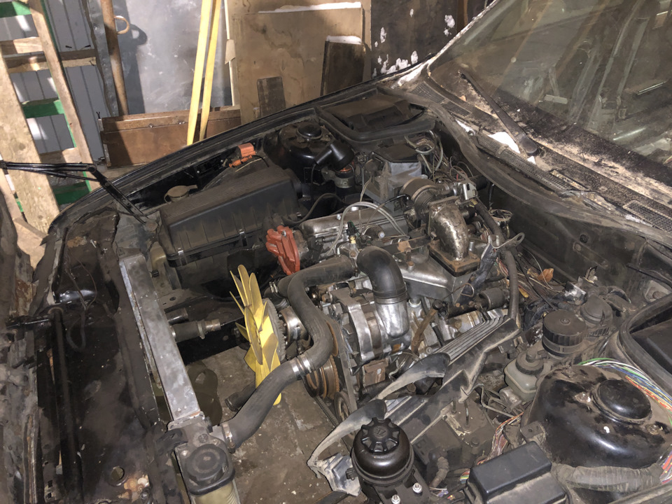 BMW 718i или Двигатель BMW M10 вкорячен (часть 1) — BMW 7 series (E32 ...