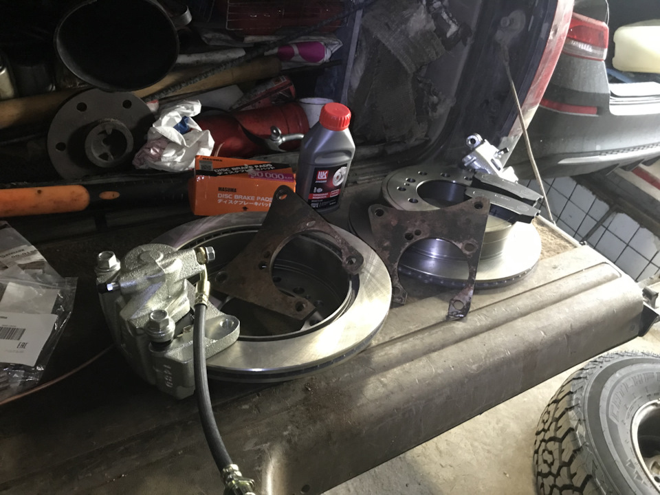 Задние дисковые тормоза — Chevrolet Tahoe (GMT400), 5,7 л, 1996 года ...