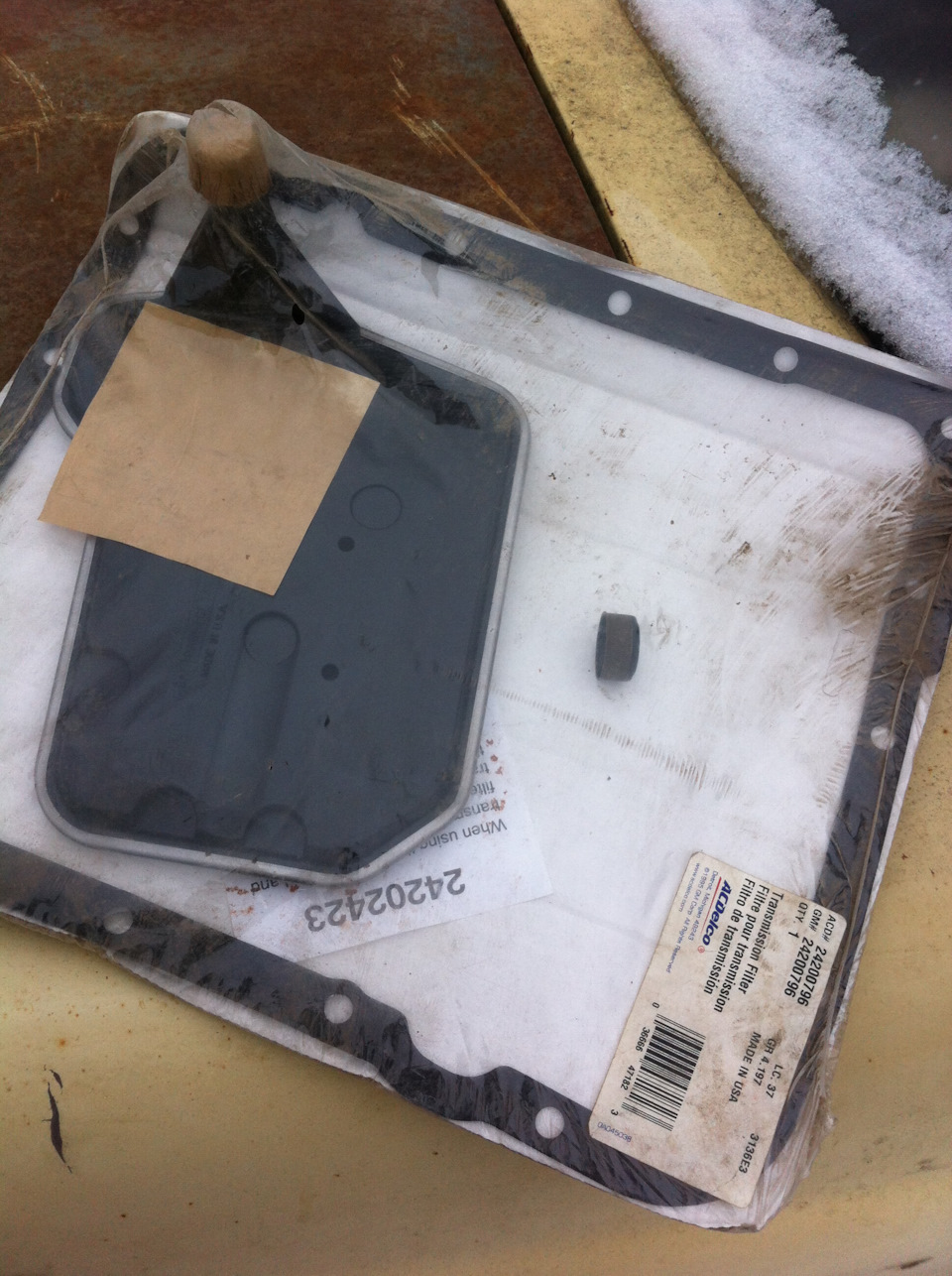 24200796 МАСЛ.ФИЛЬТР АВТОМАТИЧЕСКОЙ ТРАНСМИССИИ GM | Запчасти на DRIVE2