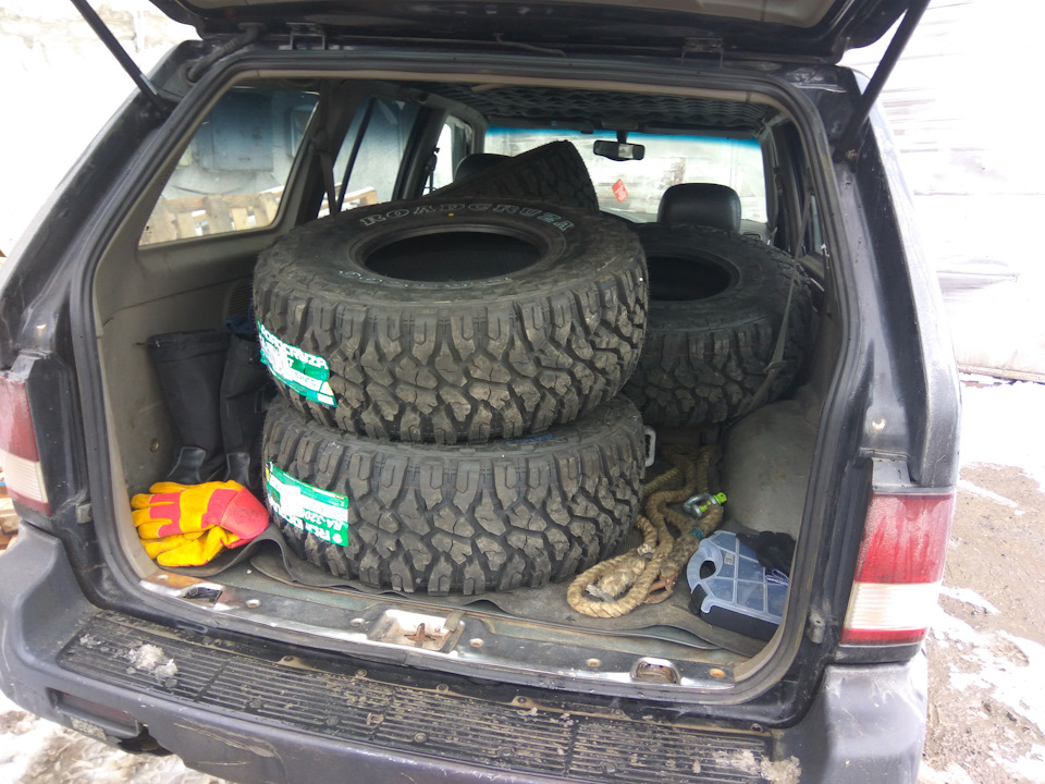 Новые колеса 33" — УАЗ 3162, 2,3 л, 2004 года | шины | DRIVE2