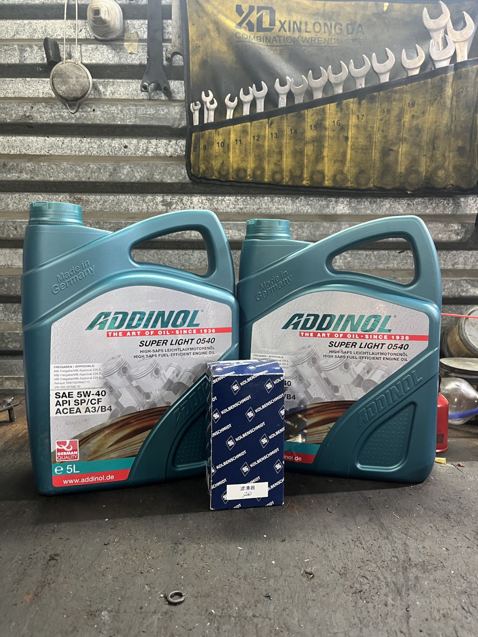 Замена масла Addinol — Mercedes-Benz E-class Estate (S210), 2,6 л, 2002 ...