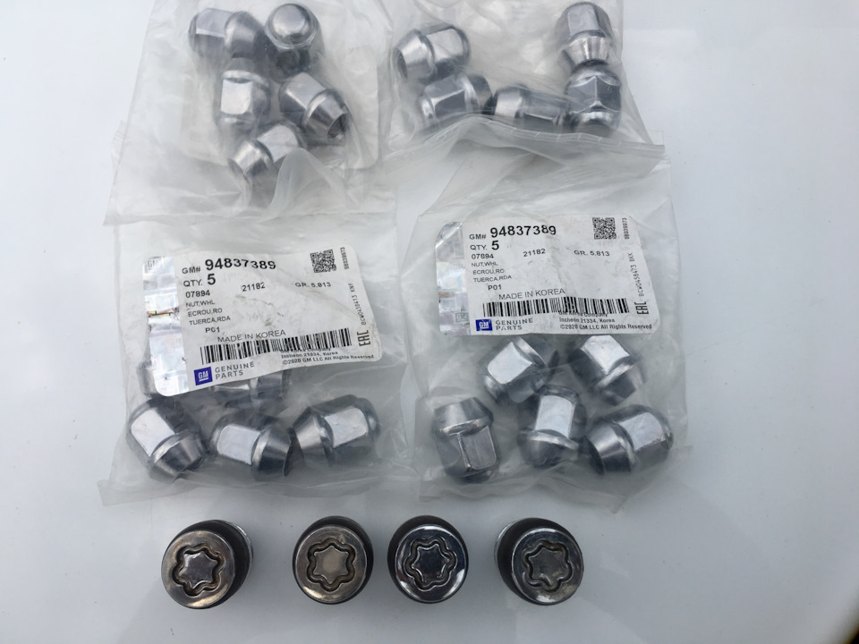 94837389 Гайка колесная GM | Запчасти на DRIVE2