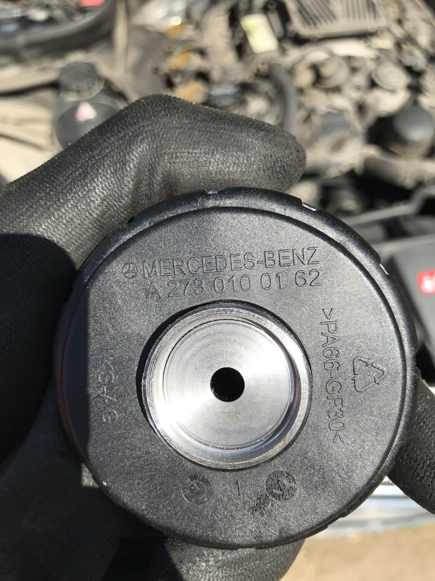 18. Замена сепаратора КВКГ — Mercedes-Benz E-Class (W212), 3,5 л, 2010 ...