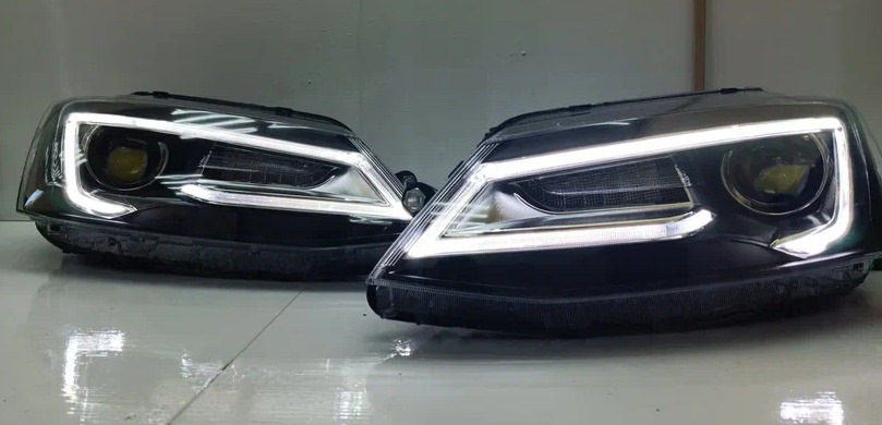 LED фары Volkswagen Jetta от Ledstudio Екатеринбург — Ledstudio на DRIVE2