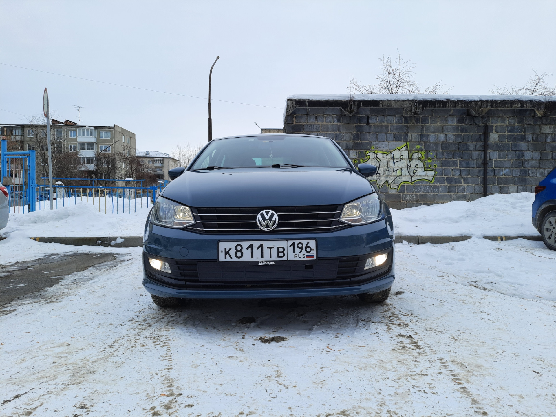 Светодиодные лампы ДиЛаС P21W серии Лайт (4000 K) в ДХО — Volkswagen ...