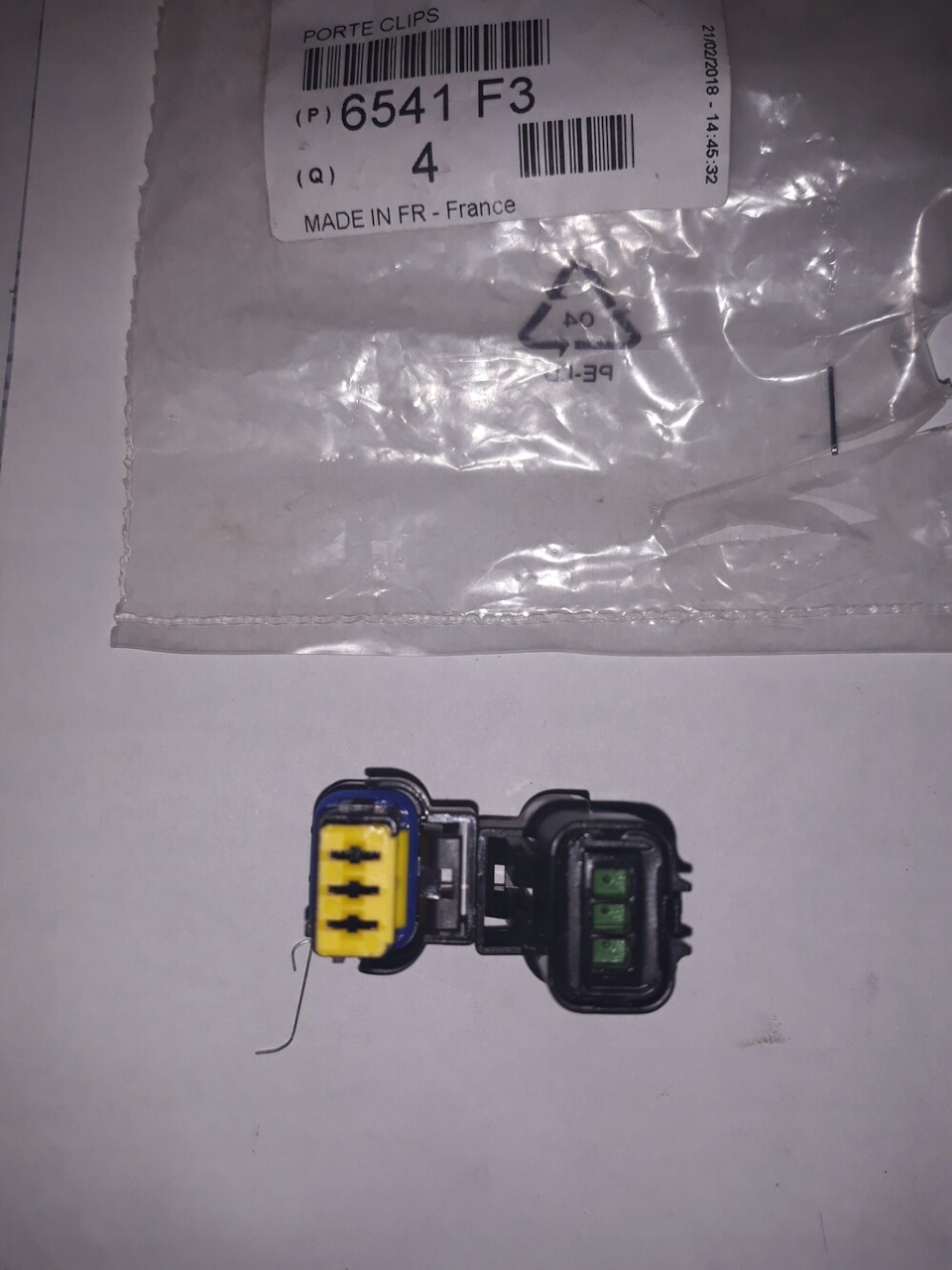 6541F3 Разъем Peugeot Citroen | Запчасти на DRIVE2