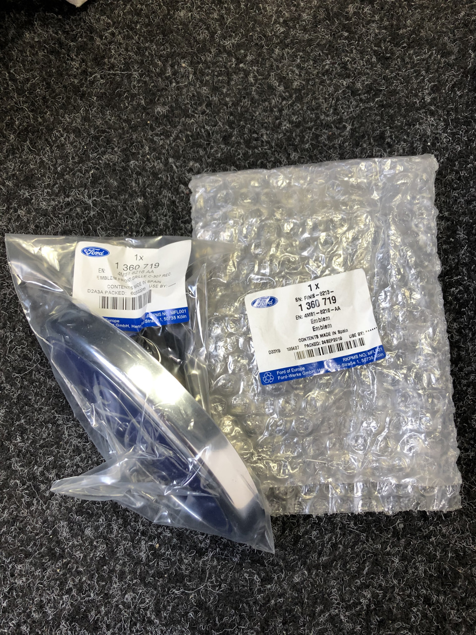 1360719 Эмблема решетки радиатора FOCUS 2 Ford | Запчасти на DRIVE2